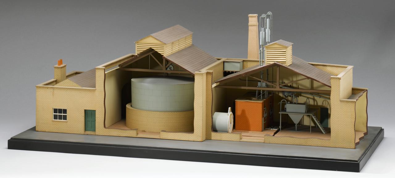 Model of Royal Mint gasworks, as at 1817 | Science Museum Group Collection