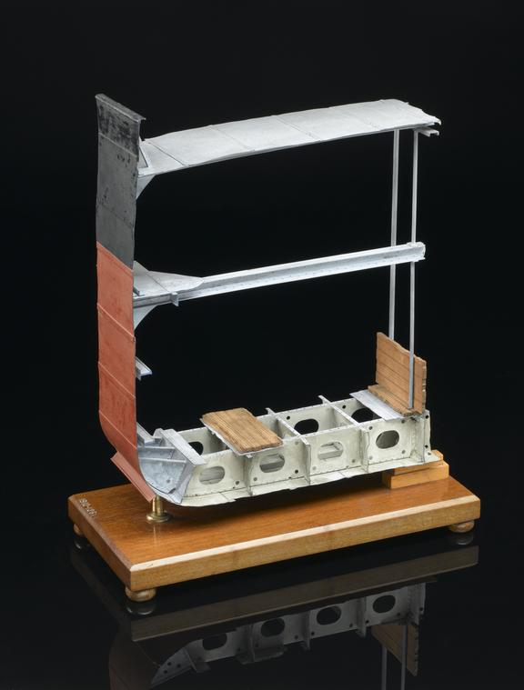 Model of half midship section of cargo vessel | Science Museum Group ...