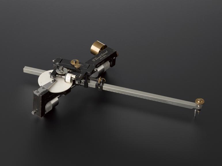 Coradi planimeter and map, 1886. | Science Museum Group Collection
