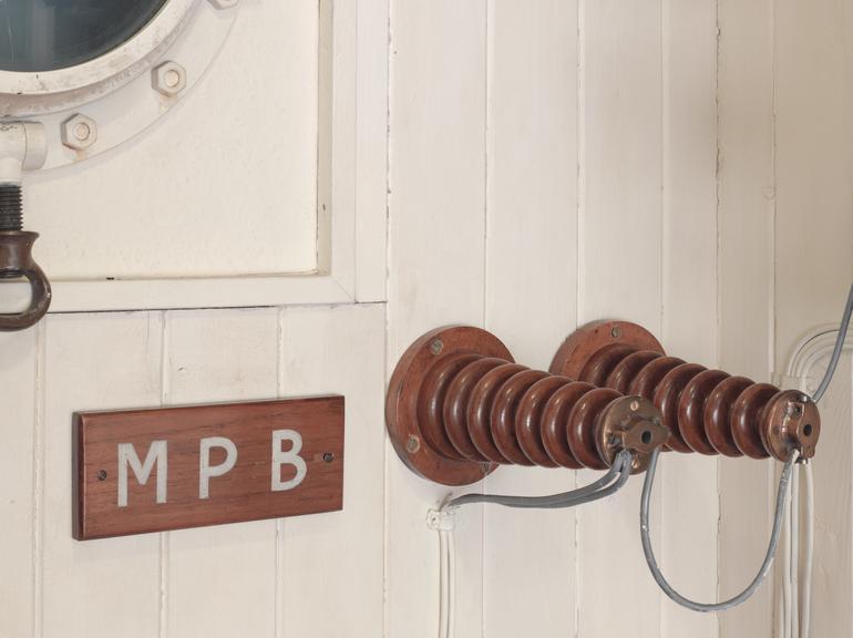 'MPB' call sign plaque, 1900-1950 | Science Museum Group Collection