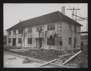 A photographic print of Housing, Post War, Houses - Ministry of Works ...