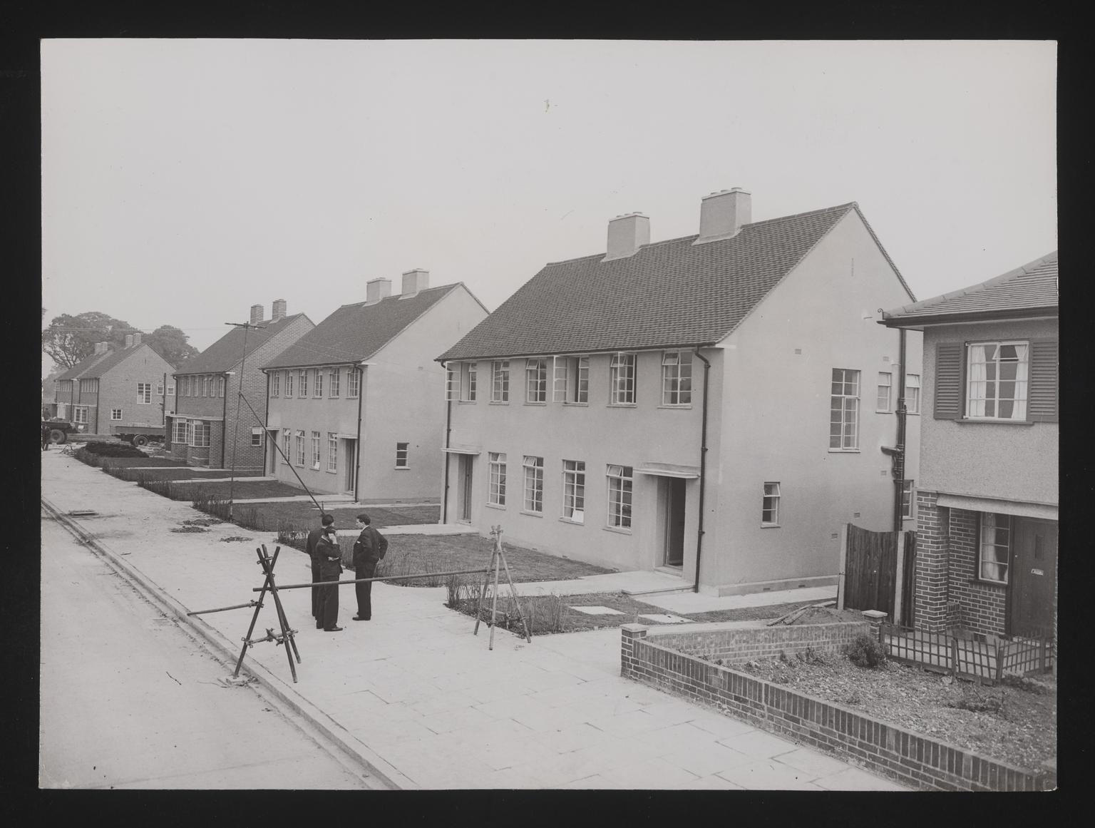 A photographic print of Housing, Post War, Houses - Ministry of Works ...