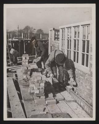A photographic print of Housing, Post War, Houses - Post War ...