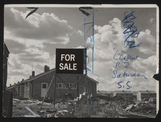 A photographic print of Housing, Post War, Houses - Post War ...