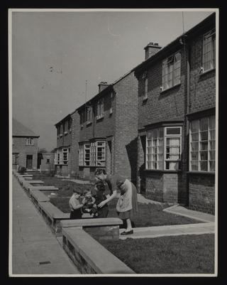 A photographic print of Housing, Post War, Houses - Flats, Maisonettes ...
