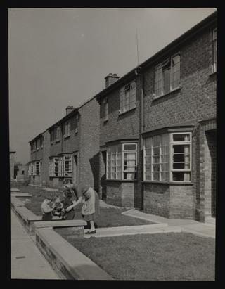 A photographic print of Housing, Post War, Houses - Flats, Maisonettes ...