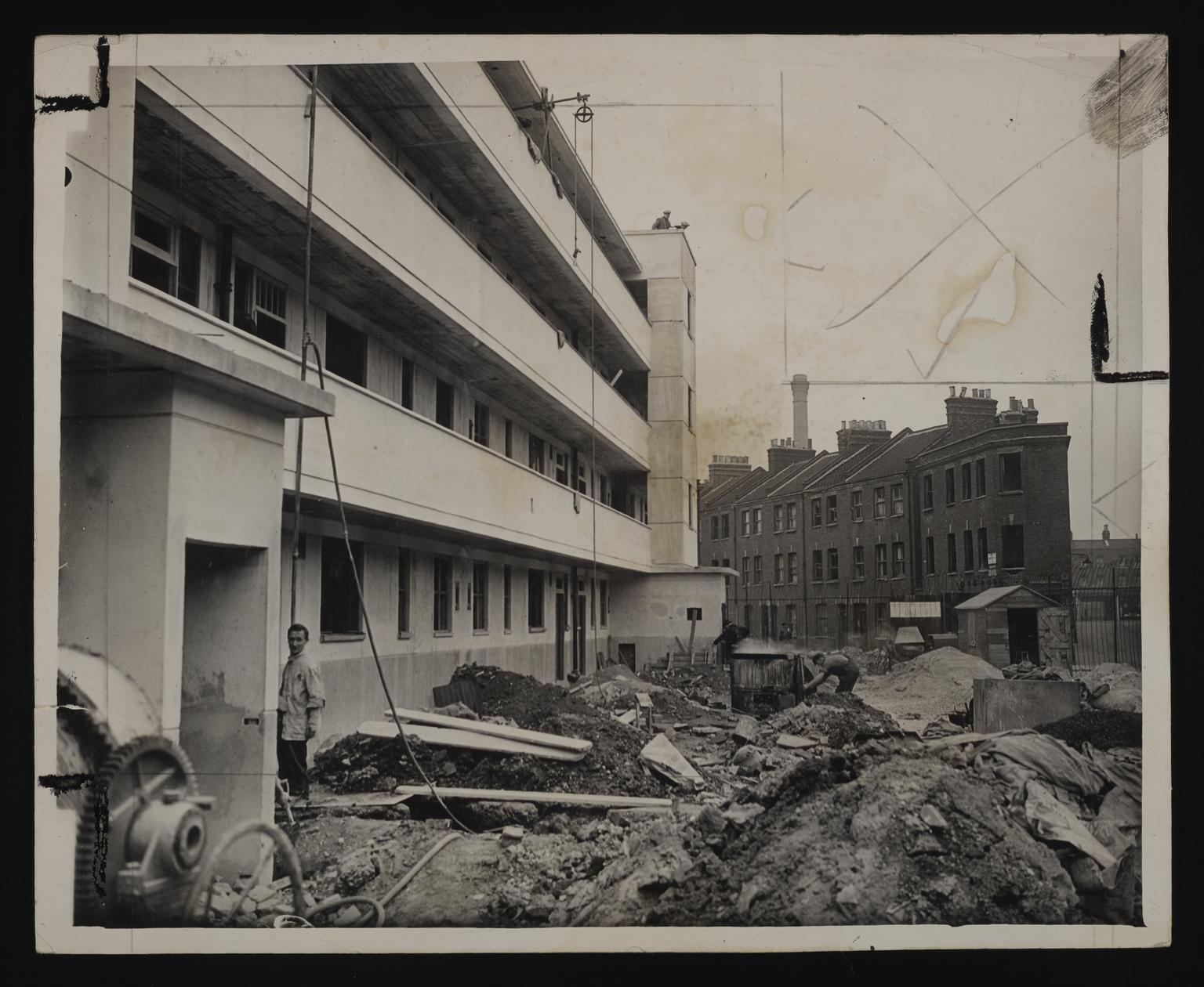 A photographic print of Housing, Post War, Houses - Flats, Maisonettes ...
