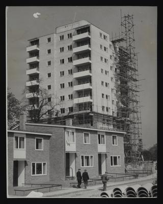 A photographic print of Housing, Post War, Houses - Flats, Maisonettes ...