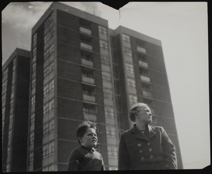 A photographic print of Housing, Post War, Houses - Flats, Maisonettes ...