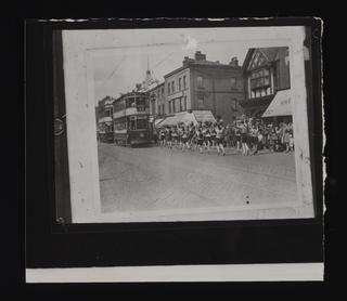 A photographic print of Industry, Printing - Newspaper, Opening of ...