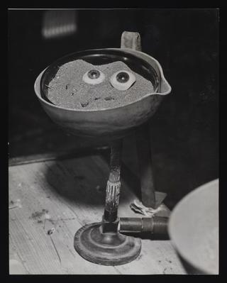 Daily Herald Photograph: Making glass eyes | Science Museum Group ...