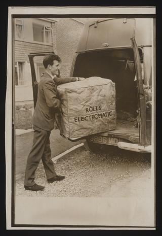 A photographic print of Industry, Household Goods, Washing Machines ...