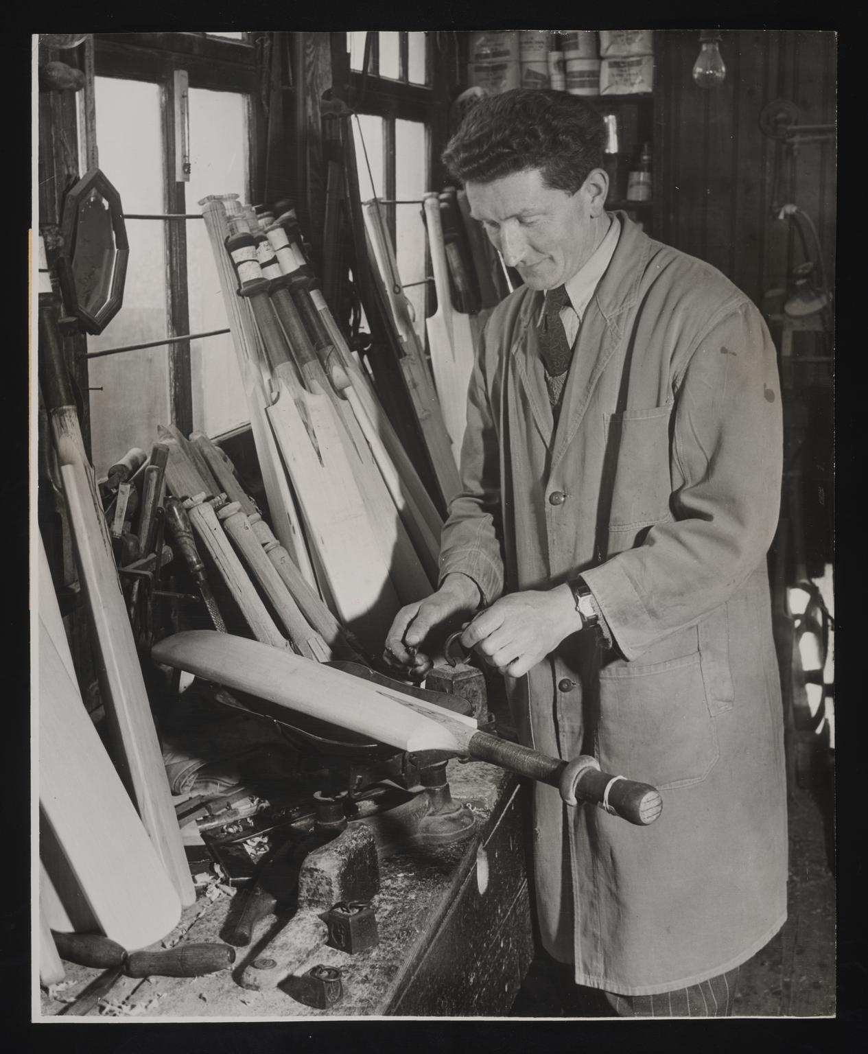 A photographic print of Industry, Sport, Cricket | Science Museum Group ...