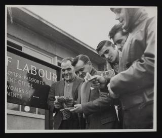 A photographic print of Industry, Miscellaneous, Unemployed - Post War ...