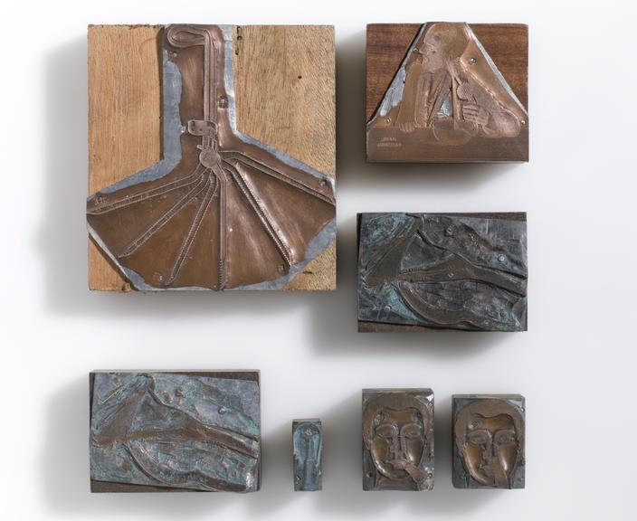 63 copper printing blocks | Science Museum Group Collection