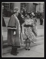 A photographic print of Princess Elizabeth & Duke of Edinburgh, Visit ...