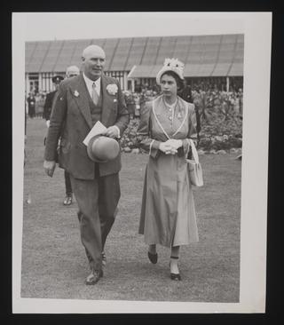 A photographic print of Princess Elizabeth & Duke of Edinburgh, Visit ...