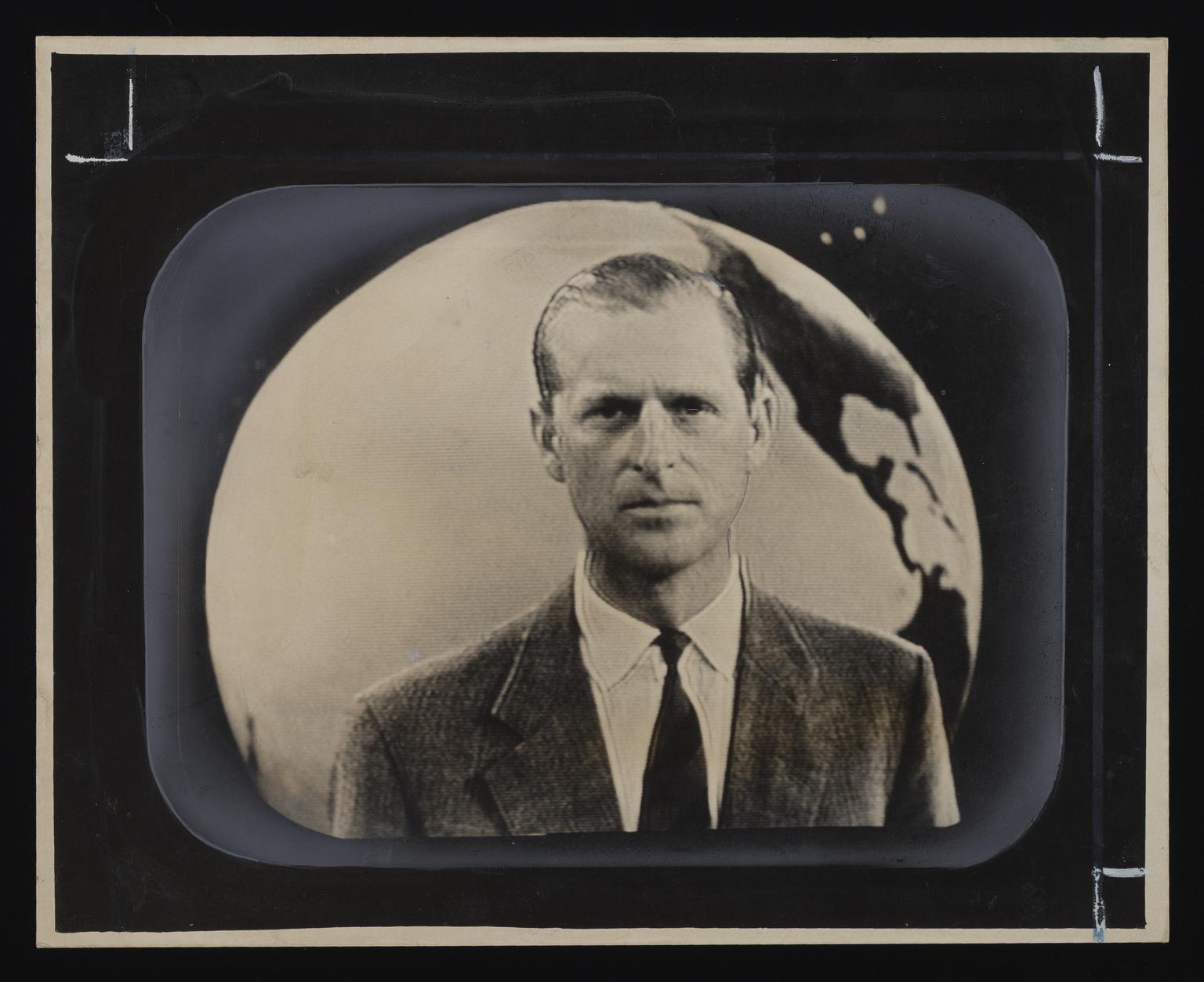 A photographic print of Duke Of Edinburgh, Childrens B.B.C. Television ...