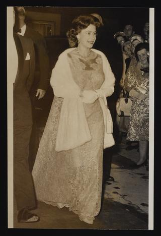 A photographic print of Queen Elizabeth II and Duke of Edinburgh ...