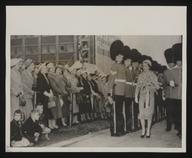 A photographic print of Queen Elizabeth II and Duke of Edinburgh, Visit ...
