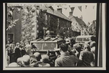 A photographic print of Queen Elizabeth II and Duke of Edinburgh, Visit ...