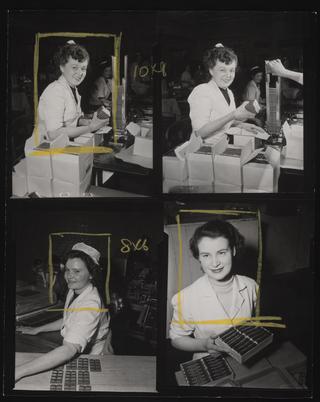 A photographic print of Industry, Miscellaneous, Workers - Women ...