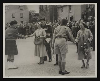 A photographic print of Queen Elizabeth II and Duke of Edinburgh, Tour ...