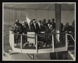 A photographic print of Queen Elizabeth II, Opens Worlds First Atomic ...
