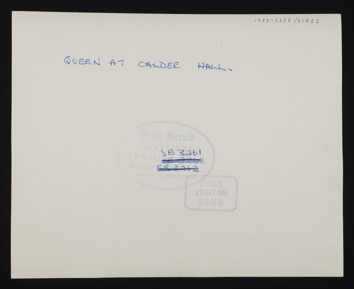 A photographic print of Queen Elizabeth II, Opens Worlds First Atomic ...