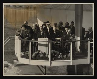 A photographic print of Queen Elizabeth II, Opens Worlds First Atomic ...