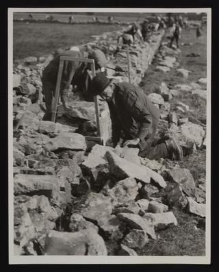 A photographic print of Industry, Agriculture, Hedging, Hurding, etc ...