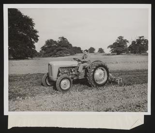 A photographic print of Industry, Agriculture, Ploughing - Tractors ...