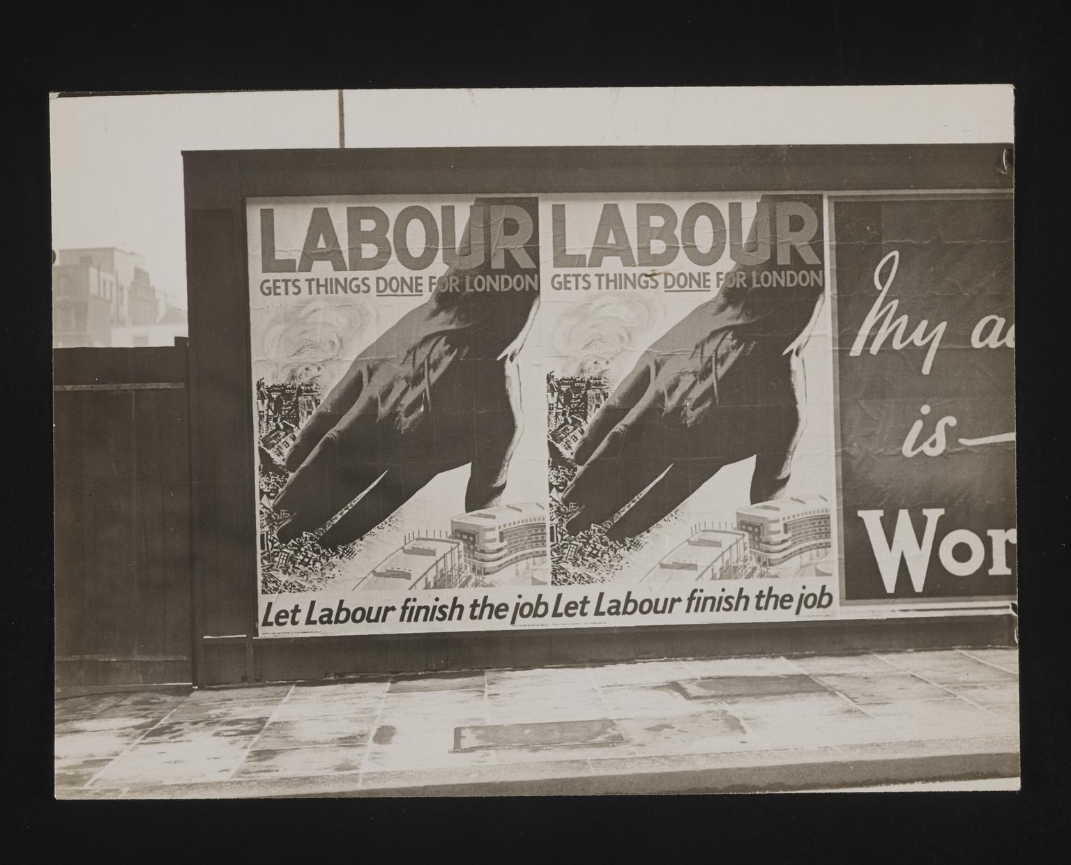 A photographic print of Political, Labour Party General, Posters ...