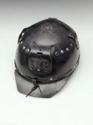 Five patterns of miner's safety helmets | Science Museum Group Collection