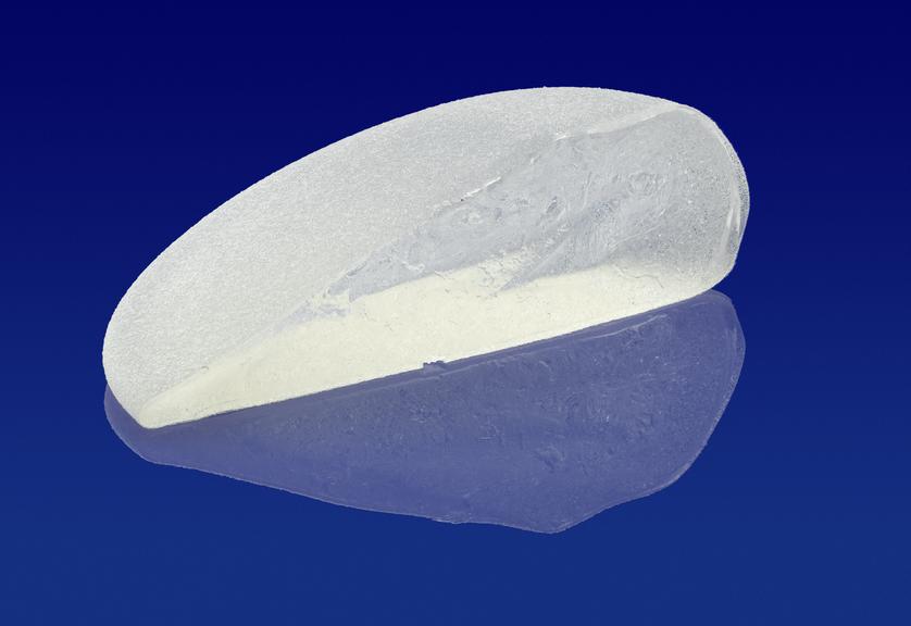 Sample of a CoGel implant, cut in half | Science Museum Group Collection