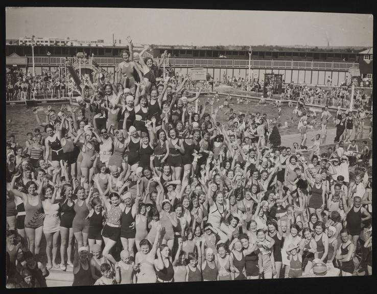 A photographic print of Holidays, Bathing - Crowd Scenes Only | Science ...