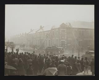 A photographic print of Fires, Factory | Science Museum Group Collection