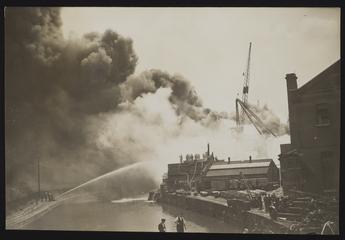 A photographic print of Fires, Factory | Science Museum Group Collection
