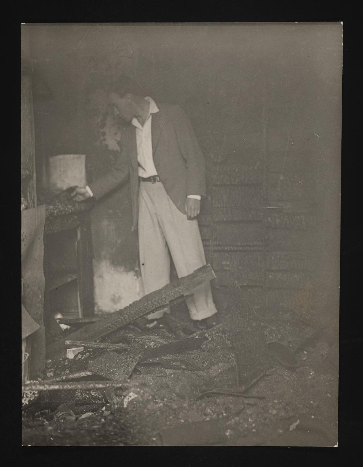 A photographic print of Fires, Houses | Science Museum Group Collection