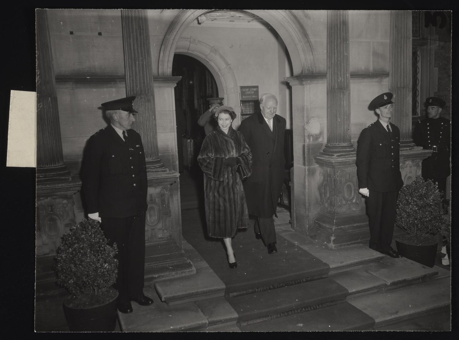 A photographic print of Queen Elizabeth II and Duke of Edinburgh, Tour ...