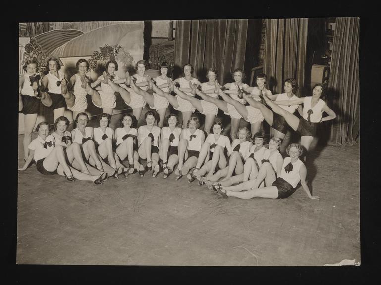 A photographic print of Dancing, Chorus Girls, 1932 - 1934 | Science ...