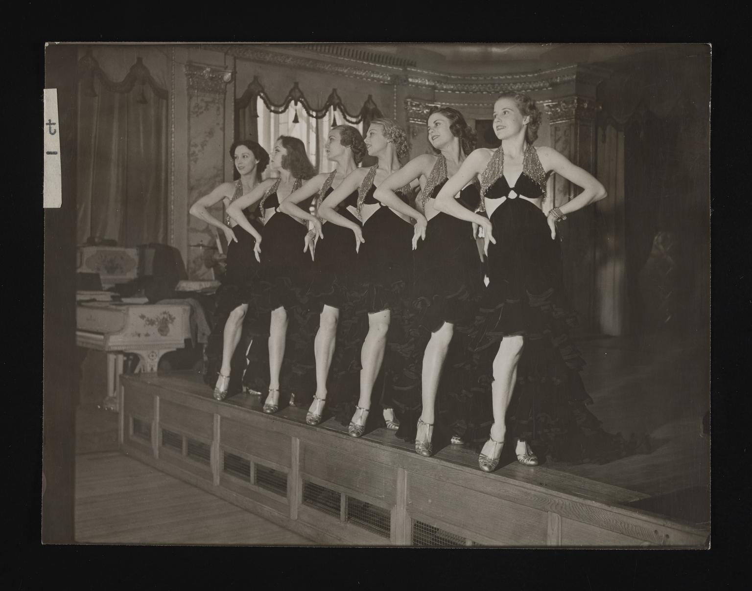 A photographic print of Dancing, Chorus Girls, 1935 -1938 | Science ...