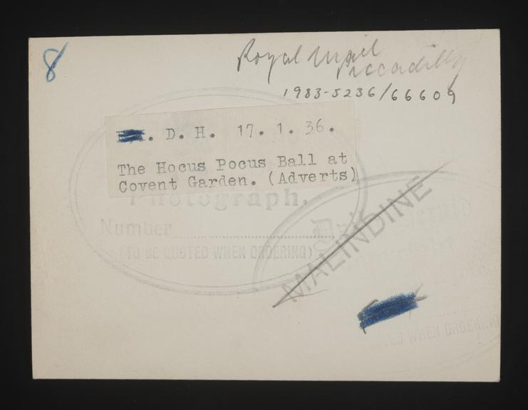 A photographic print of Dance, Hocus Pocus Ball | Science Museum Group ...