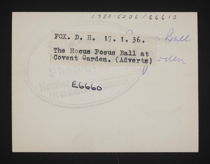 A photographic print of Dance, Hocus Pocus Ball | Science Museum Group ...