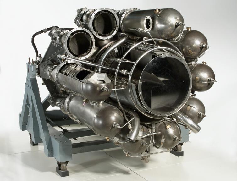 Power jets (Whittle) W2/700 Turbojet engine, with starter motor ...