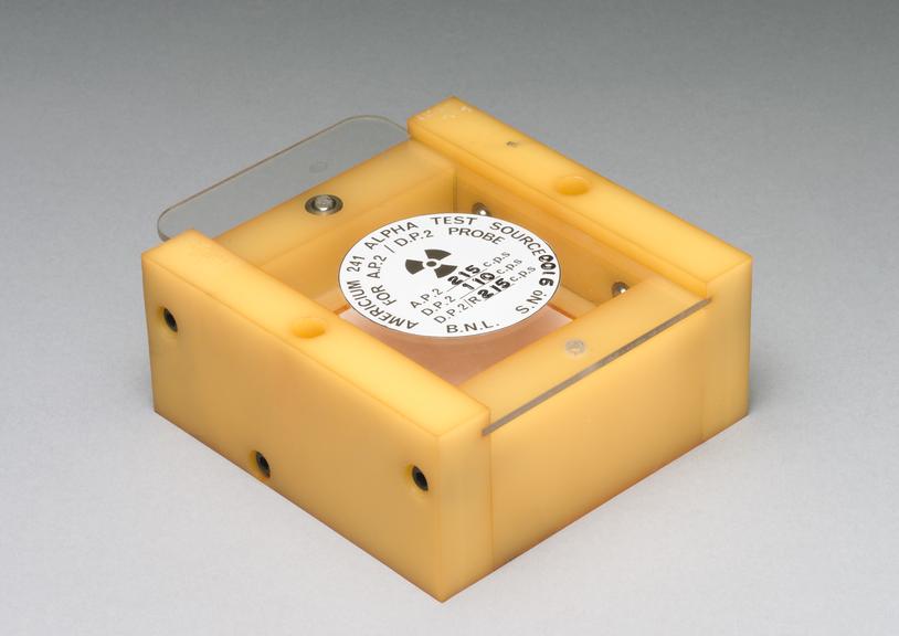 Radioactive source jig, 1982. | Science Museum Group Collection