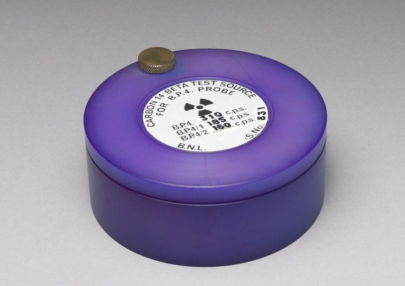 Radioactive source jig, 1982. | Science Museum Group Collection