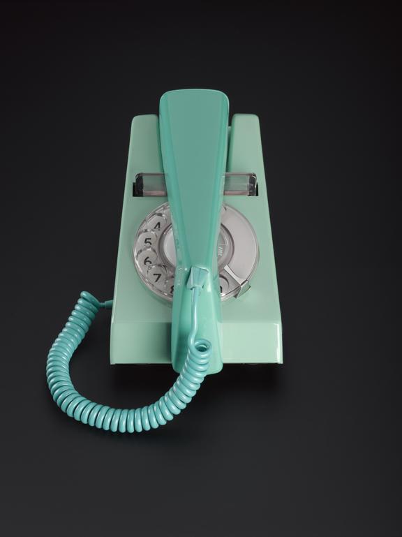 Trimphone in two-tone green, 1982 | Science Museum Group Collection