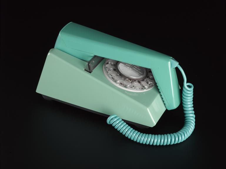 Trimphone in two-tone green, 1982 | Science Museum Group Collection