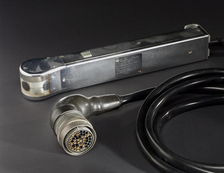 "Emisonic 4264" hand-held revolving ultrasound transducer assembly ...
